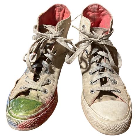 Crazy Doodle Converse These Are Really Old And Hard Depop
