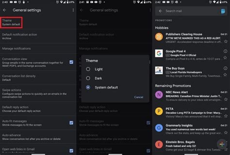 How To Activate Gmail Dark Mode In Android And Ios