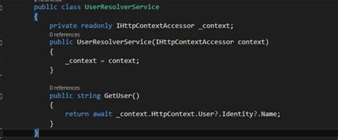 Accessing Identity And Httpcontext Info Using Dependency Injection In