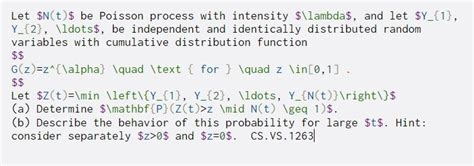 Solved Let Nt Be Poisson Process With Intensity