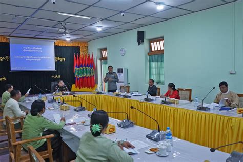 မကွေးတိုင်းဒေသကြီး မှတ်ပုံတင်ရေးအဖွဲ့ လုပ်ငန်းညှိနှိုင်းအစည်းအဝေးသို့