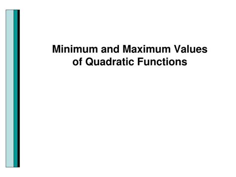PPT Section 2 2 Quadratic Functions PowerPoint Presentation Free Download ID 6010902