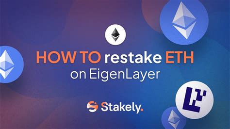 How To Restake Eth On Eigenlayer Ethereum Restaking Tutorial Youtube