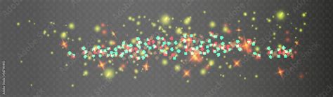 Abstract Sparkling Shiny Texture Shiny Particle Effect Golden Glittering Trail Of Space Star