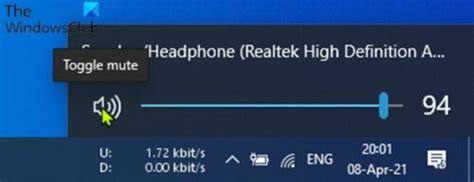 How To Mute Or Unmute Sound Volume In Windows