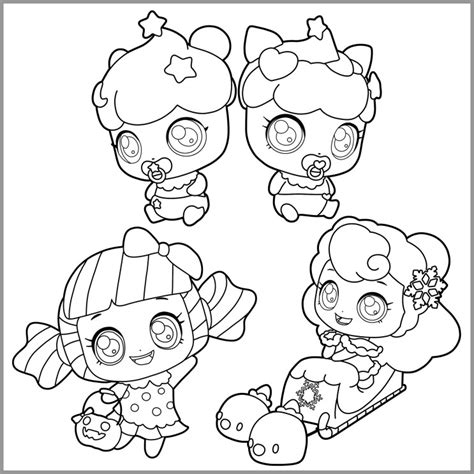 새콤달콤 캐치티니핑 캔디핑 눈꽃핑 커핑머핑 색칠공부 무료도안 올려드려요 네이버 블로그