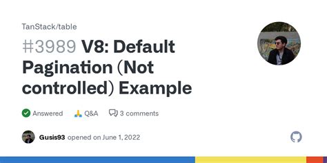 V8 Default Pagination Not Controlled Example · Tanstack Table