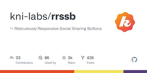 GitHub Kni Labs Rrssb Arrow Right Hook Ridiculously Responsive Social Sharing Buttons