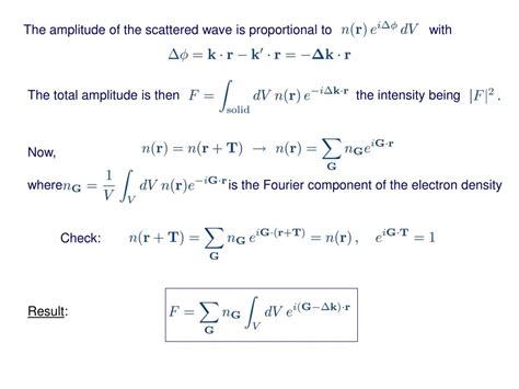 Ppt Wave Diffraction And Reciprocal Lattice Powerpoint Presentation