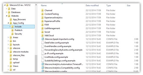 Re Organisation Of Include Config Patch Files In Sitecore 8 Jammykam
