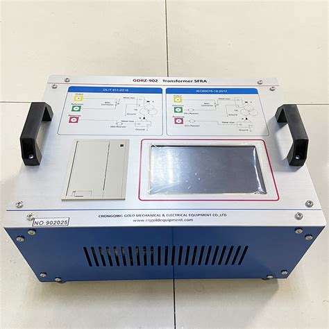 Portable Power Transformer Winding Deformation Analysis Sfra Sweep Frequency Response Analyzer