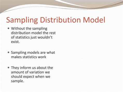 Ppt Sampling Distribution Models Powerpoint Presentation Free
