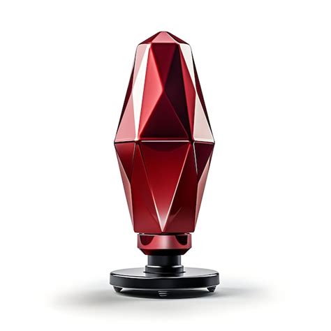 Premium Photo Isolated Of Usb Performance Microphone Ruby Red Color