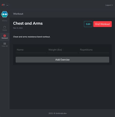 GitHub Twknab Workout Tracker Track Your Workouts Django Powered