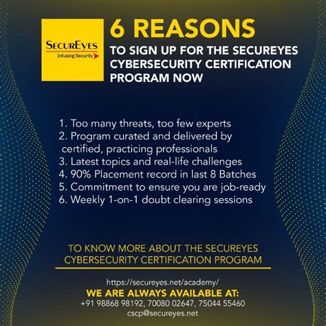 Secureyes On Linkedin Cybersecurity Cscp Secureyes Infosec Certification Cybertraining