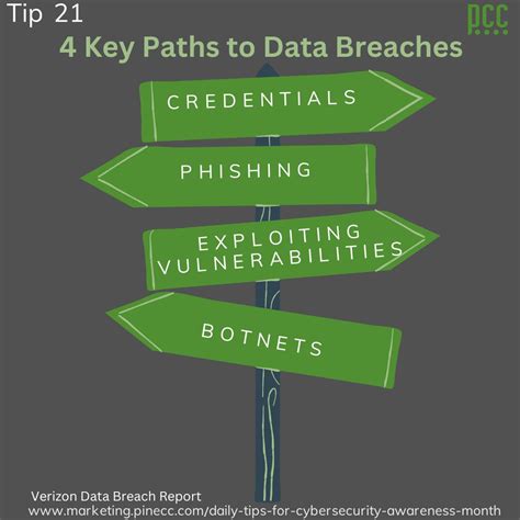 Pine Cove Consulting On Linkedin Cybersecurity Awareness Tip 21 4 Key Paths To Data Breaches 1…