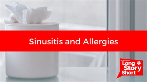 Sinusitis And Allergies Dr David Long Lubbock Cooper Health Center