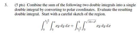 Solved 3 5 Pts Combine The Sum Of The Following Two