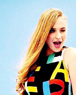 Sophie Turner Putting Her Leg Behind Her Head To Demonstrate Her Circus