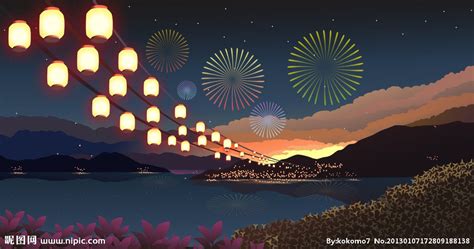 万家灯火意境图片万家灯火图片古风万家灯火图片大山谷图库