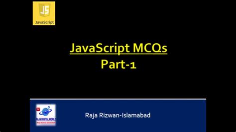Javascript Mcqs Youtube