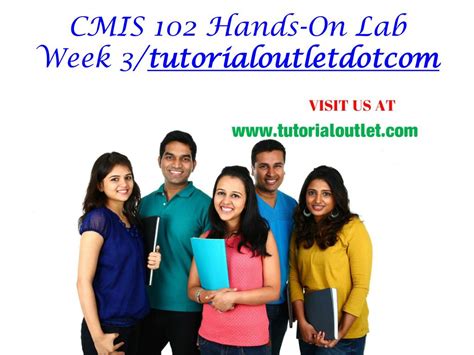 Ppt Cmis 102 Hands On Lab Week 3tutorialoutletdotcom Powerpoint