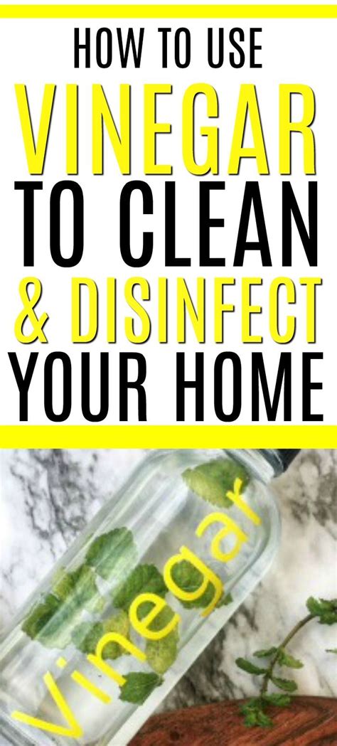 Sparkling Clean Vinegar Hacks For Disinfecting Your Home