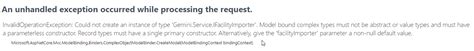 C Model Bound Complex Types Must Not Be Abstract Or Value Types And Must Have A Parameterless