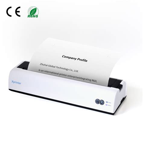 Xprinter Usb Mini Portable Printer Xp P81 Office Inkless A4 Thermal