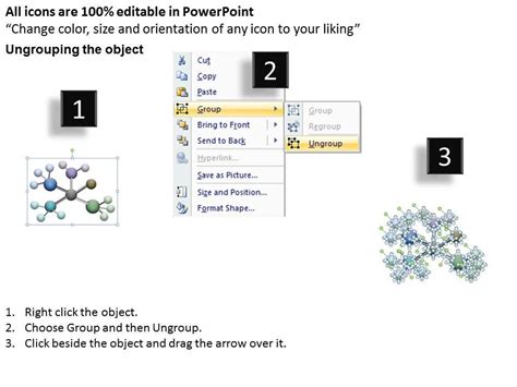 D Clustering PPT Layout PowerPoint Templates Backgrounds Template PPT Graphics