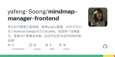Github Yafeng Soong Mindmap Manager Frontend Vue X Ui Material Design