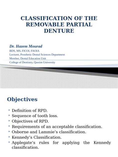 Classification Of The Removable Partial Denture Pdf Dental Implant Dental Anatomy Classification Of The Removable Partial Denture Pdf Dental Implant Dental Anatomy