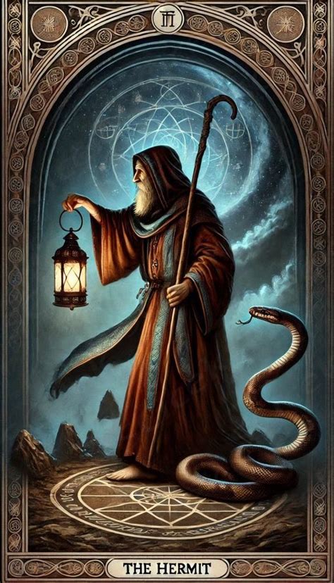 Leremita Viiii Arcano Maggiore Nel 2025 Arte Carte Dei Tarocchi