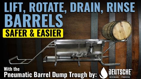 Pneumatic Barrel Dump Trough By Deutsche Beverage Process Youtube