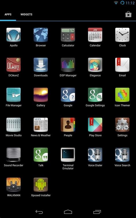 How To Customize The Android App Icons On Your Nexus 7 Tablet With Free Themes Nexus 7