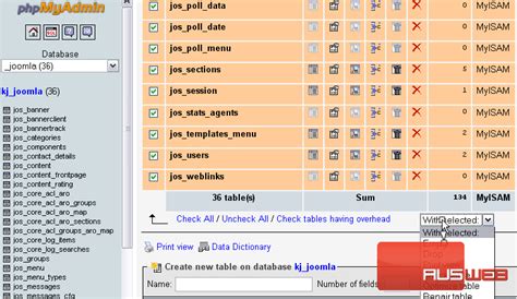 Restore A Joomla Backup Using Phpmyadmin Web24