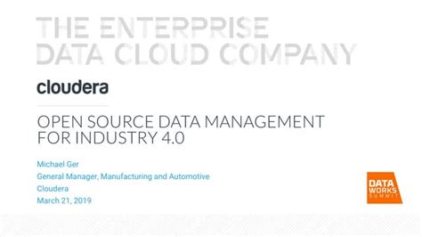 Open Source Data Management For Industry 40 Pdf