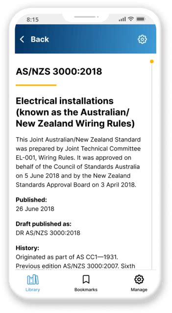 Standards Australia Store Mobile App
