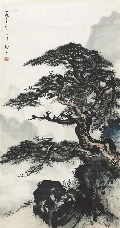 黎雄才 松 镜框华艺国际 2013年春季拍卖会广州华艺国际拍品价格图片拍卖专场拍卖会预展拍卖会结果卓克拍卖频道