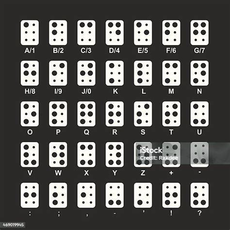 점자 알파벳 아이콘인명별 시리즈 점자에 대한 스톡 벡터 아트 및 기타 이미지 점자 순서 루이 브라유 Istock