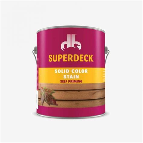 Duckback Superdeck Solid Color Stain Chart Steves Paint Supply