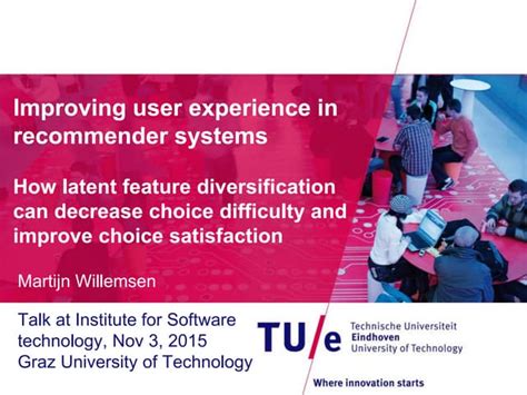 Improving User Experience In Recommender Systems Ppt