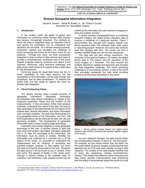 Pdf Diverse Geospatial Information Integration