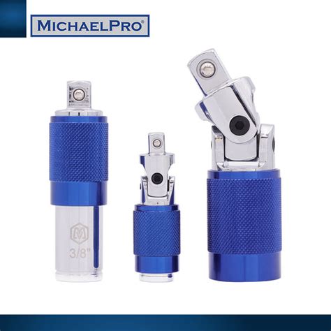 3 Piece Dual Function Universal Joint Socket Adapter Set Mp005025 Michaelpro