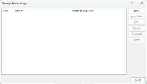 How To Create A Relationship Between Tables In Excel
