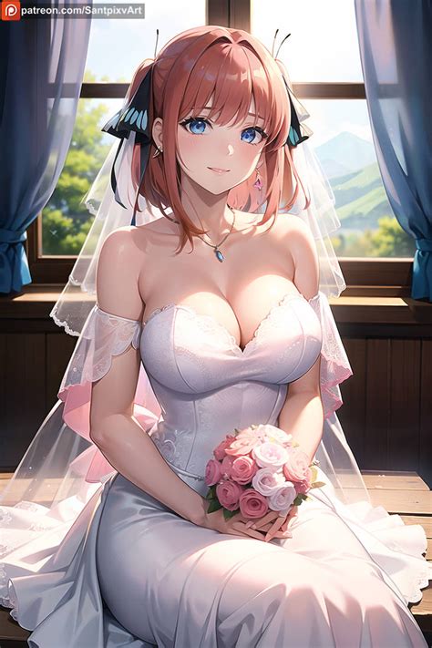 Nino Nakano Wedding In Castle By Santpixv On Deviantart
