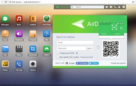 how to remotely control android smartphone from pc using airdroid