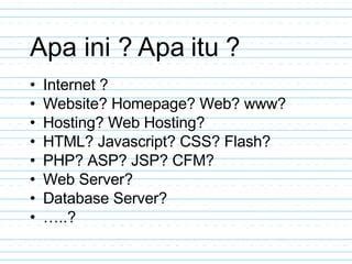Pelatihan PHP Dan MySQL Di STT Telkom PPT