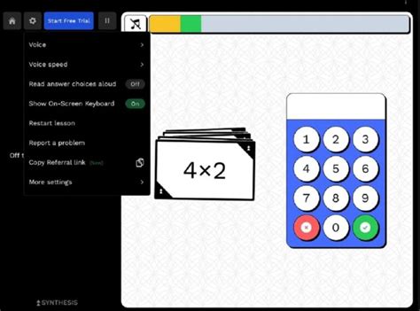 Synthesis Tutor An Intelligent Math Tutoring App Neil Squire Society