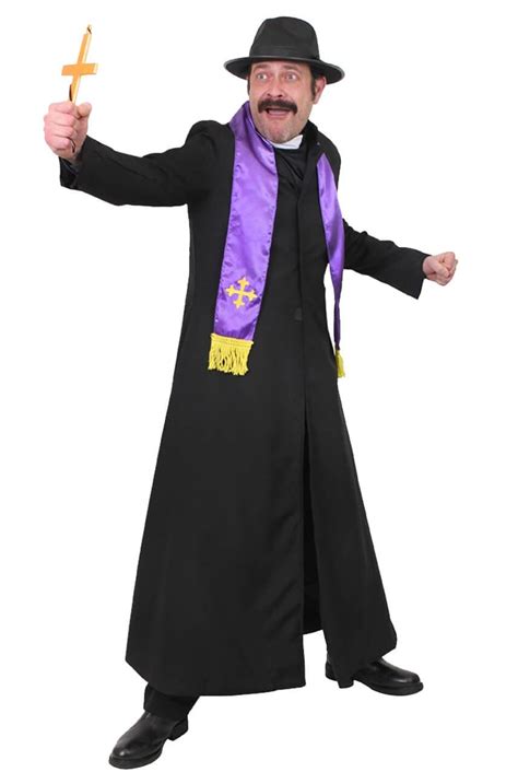 Vicar Plus Size Fancy Dress Costume Xl Vicar Costume Plus Size Vicar Fancy Dress Costume